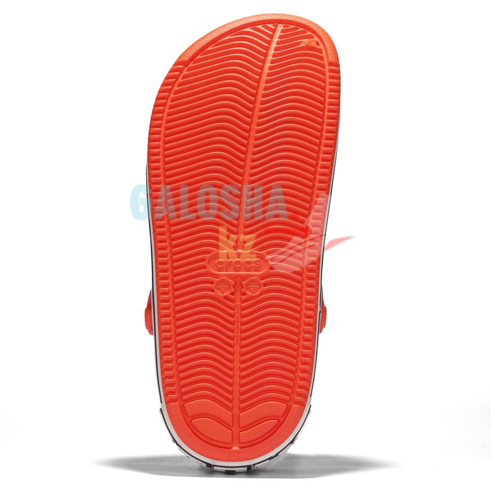 Красные Crocs Off Court Logo Clog Férfi