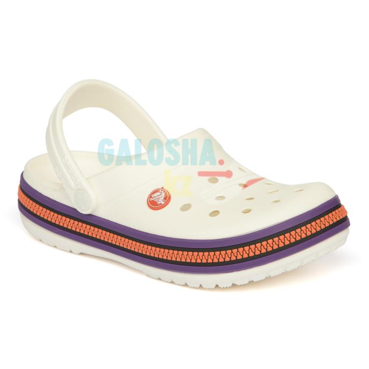 Белые сабо CROCS Crocband Zipper Band Clog