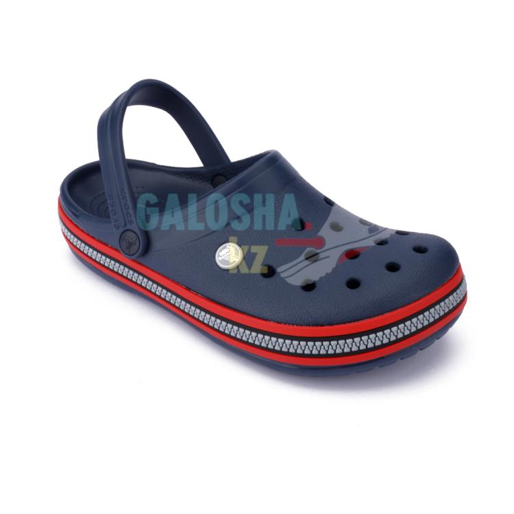 Темно синие сабо CROCS Crocband Zipper Band Clog