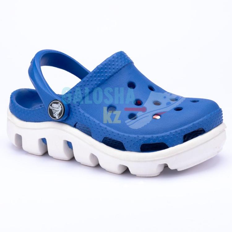 Детские синие сабо CROCS Kids Duet Sport Clog
