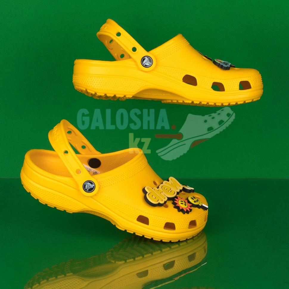 Сабо жёлтые Crocs X JB with Drew House Unisex Classic Clog